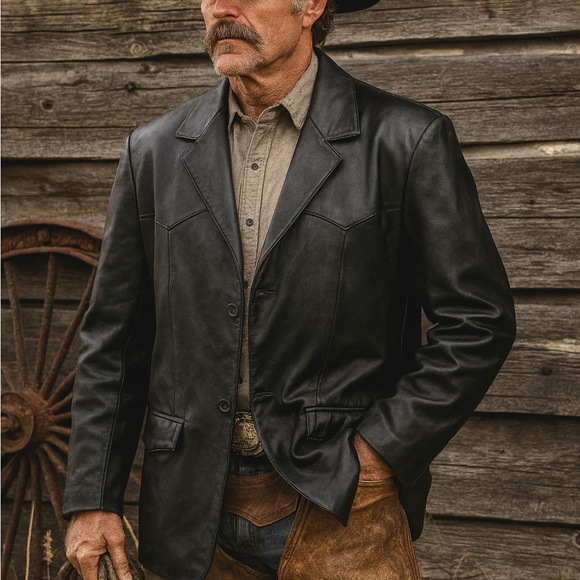 Scully | Jackets & Coats | Vintage Scully Mens Western Leather Jacket ...
